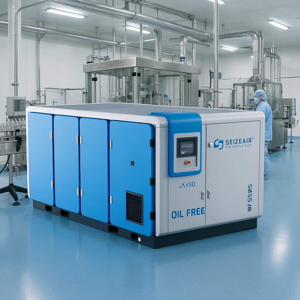 Industrial compressor applications- seize air compressor